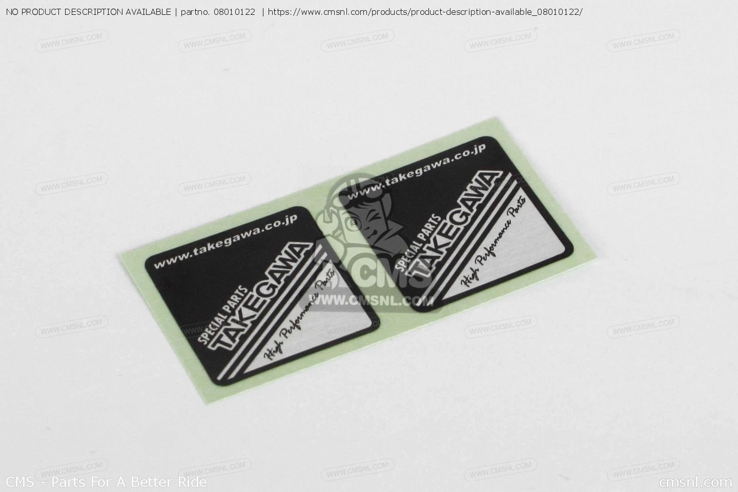 08010122: Takegawa Sticker For Rear Shock (2pcs) Takegawa - buy the 08-01-0122 at CMSNL