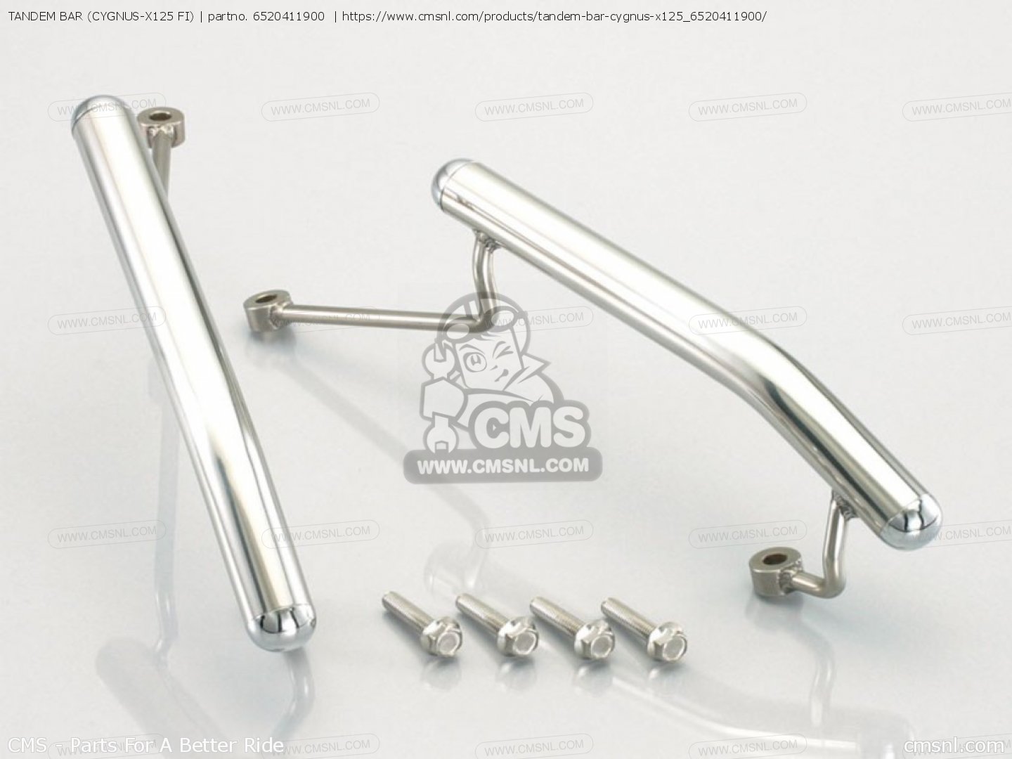 6520411900: TANDEM BAR (CYGNUS-X125 FI) Kitaco - buy the 652-0411900 at ...