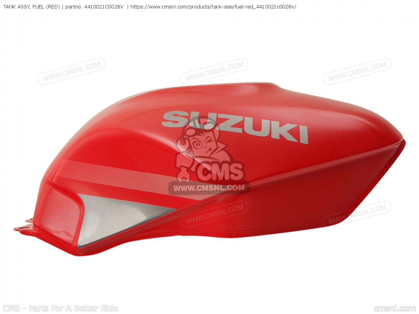 4410021C0028V: TANK ASSY, FUEL (RED) Suzuki - buy the 44100-21C00-28V ...