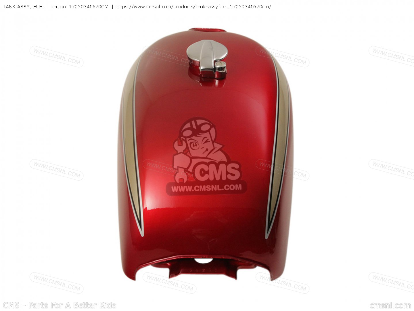 17050341670CM: Tank Assy., Fuel Honda - buy the 17050-341-670CM at CMSNL