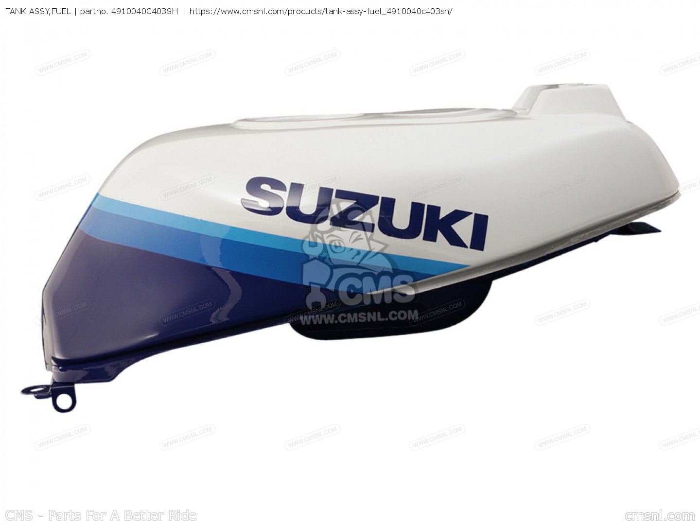 4910040C403SH: TANK ASSY,FUEL Suzuki - buy the 49100-40C40-3SH at CMSNL