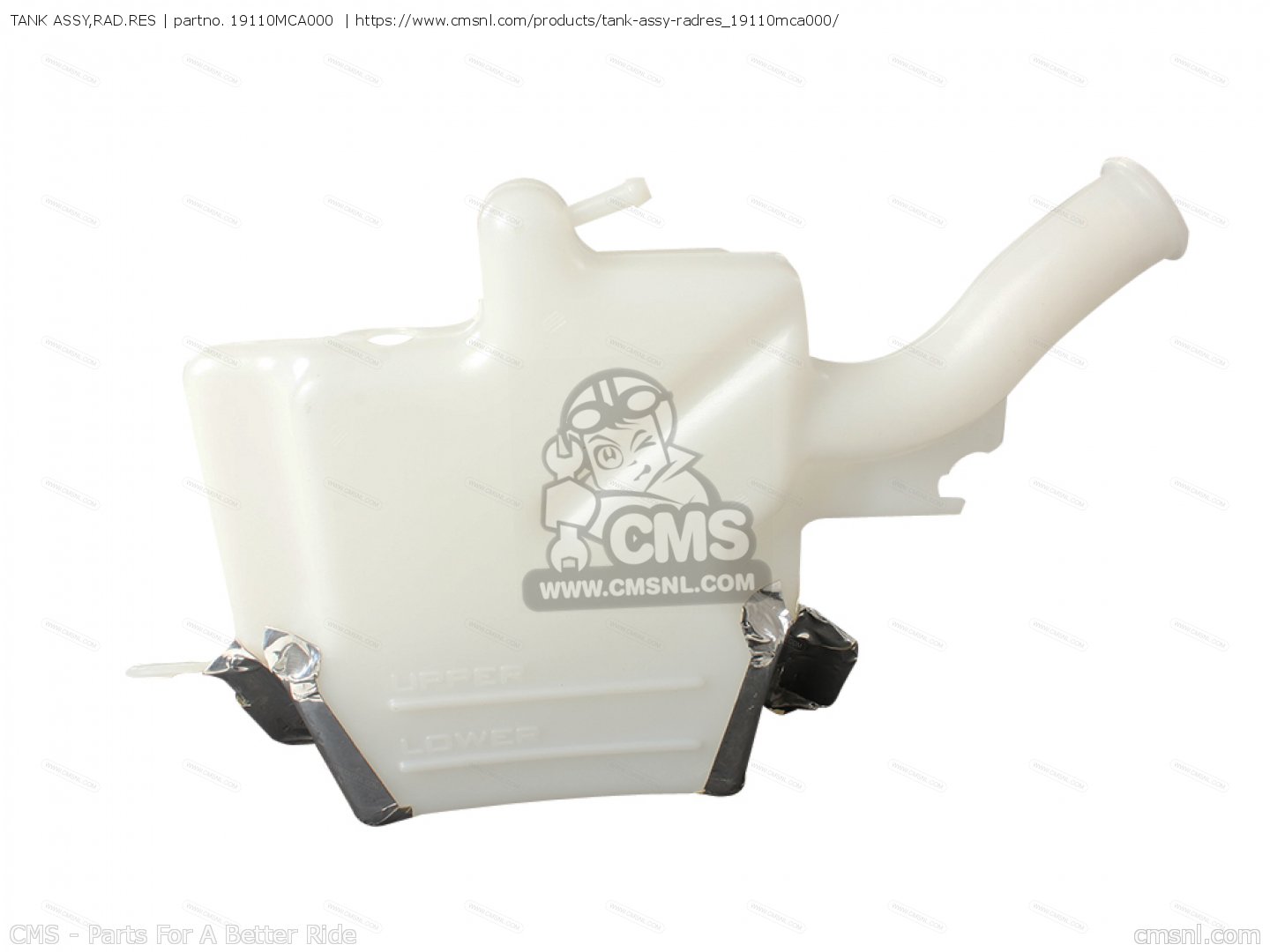 19110MCA000: TANK ASSY,RAD.RES Honda - buy the 19110-MCA-000 at CMSNL