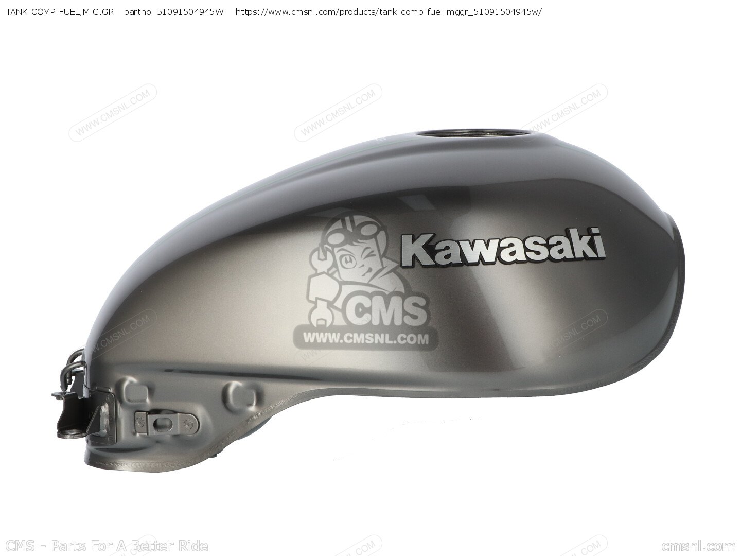51091504945W: Tank-comp-fuel,m.g.gr Kawasaki - buy the 51091-5049-45W ...