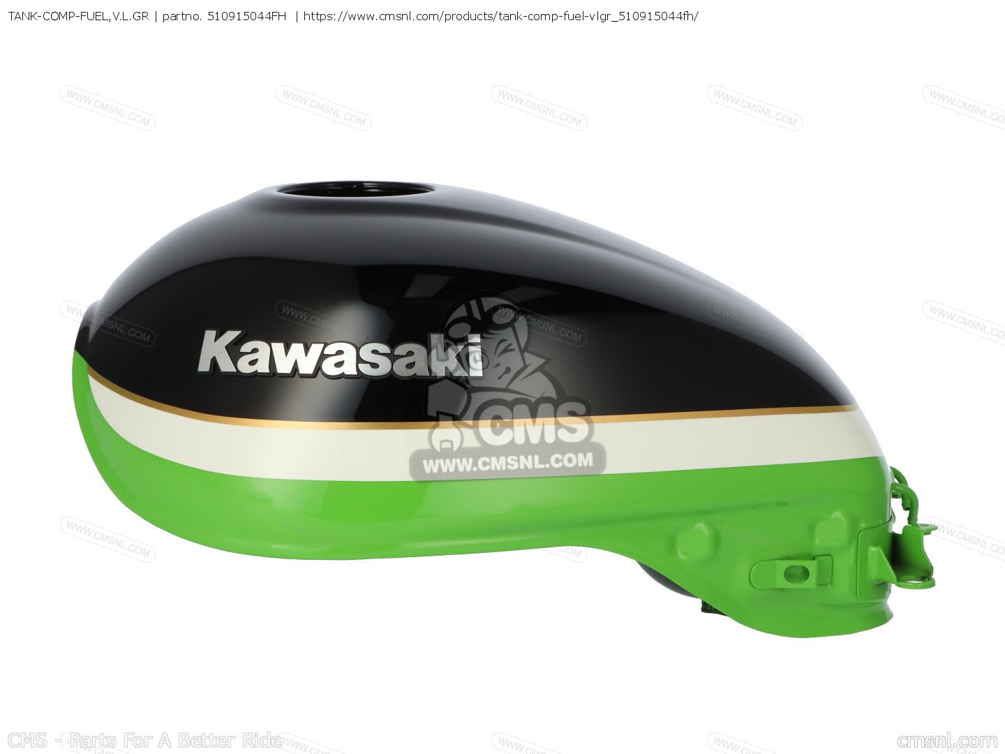 510915044FH: Tank-comp-fuel,v.l.gr Kawasaki - buy the 51091-5044-FH at ...