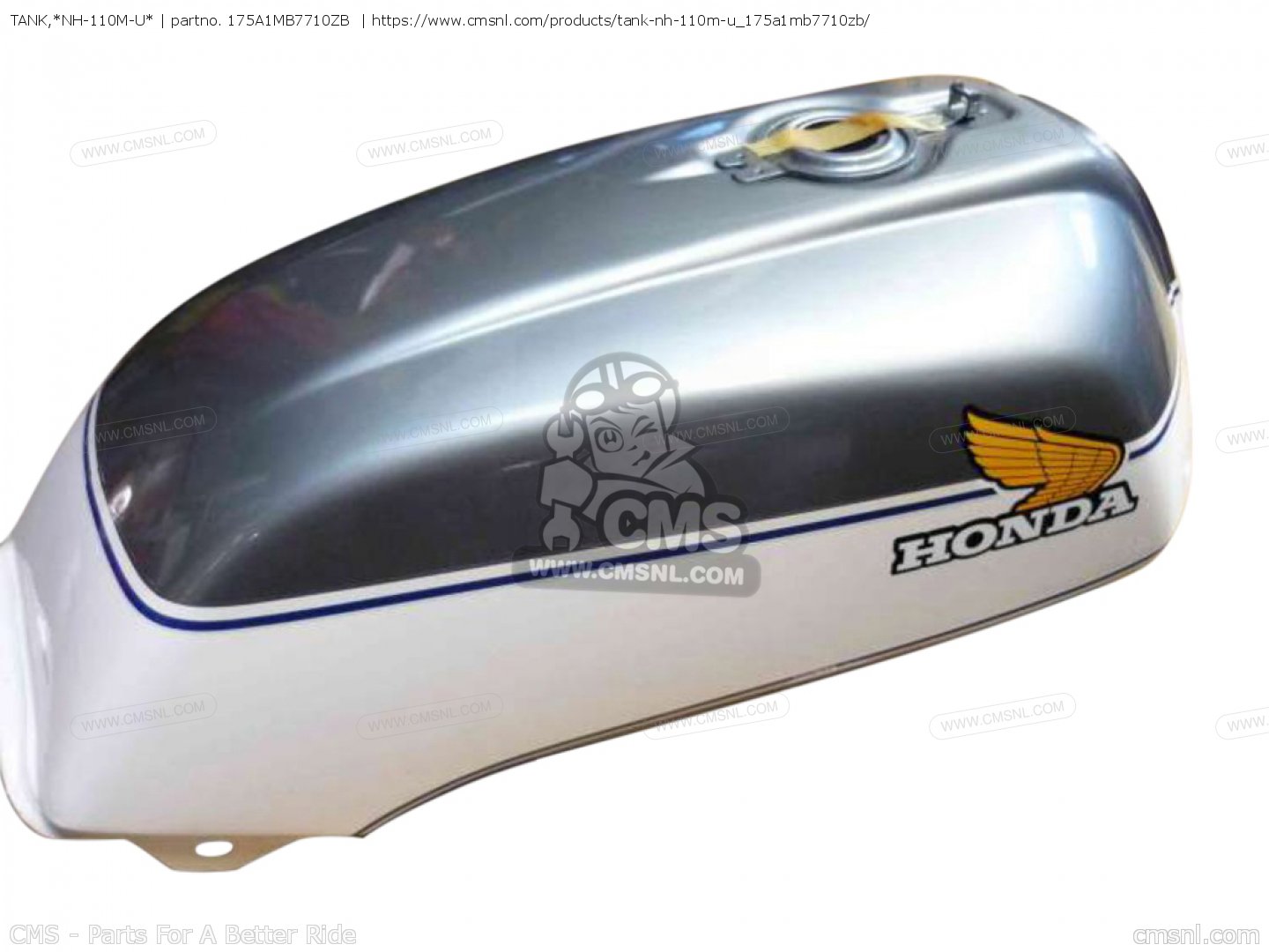 TANK,*NH-110M-U* for CB900F TYPE2 1982 (C) - order at CMSNL