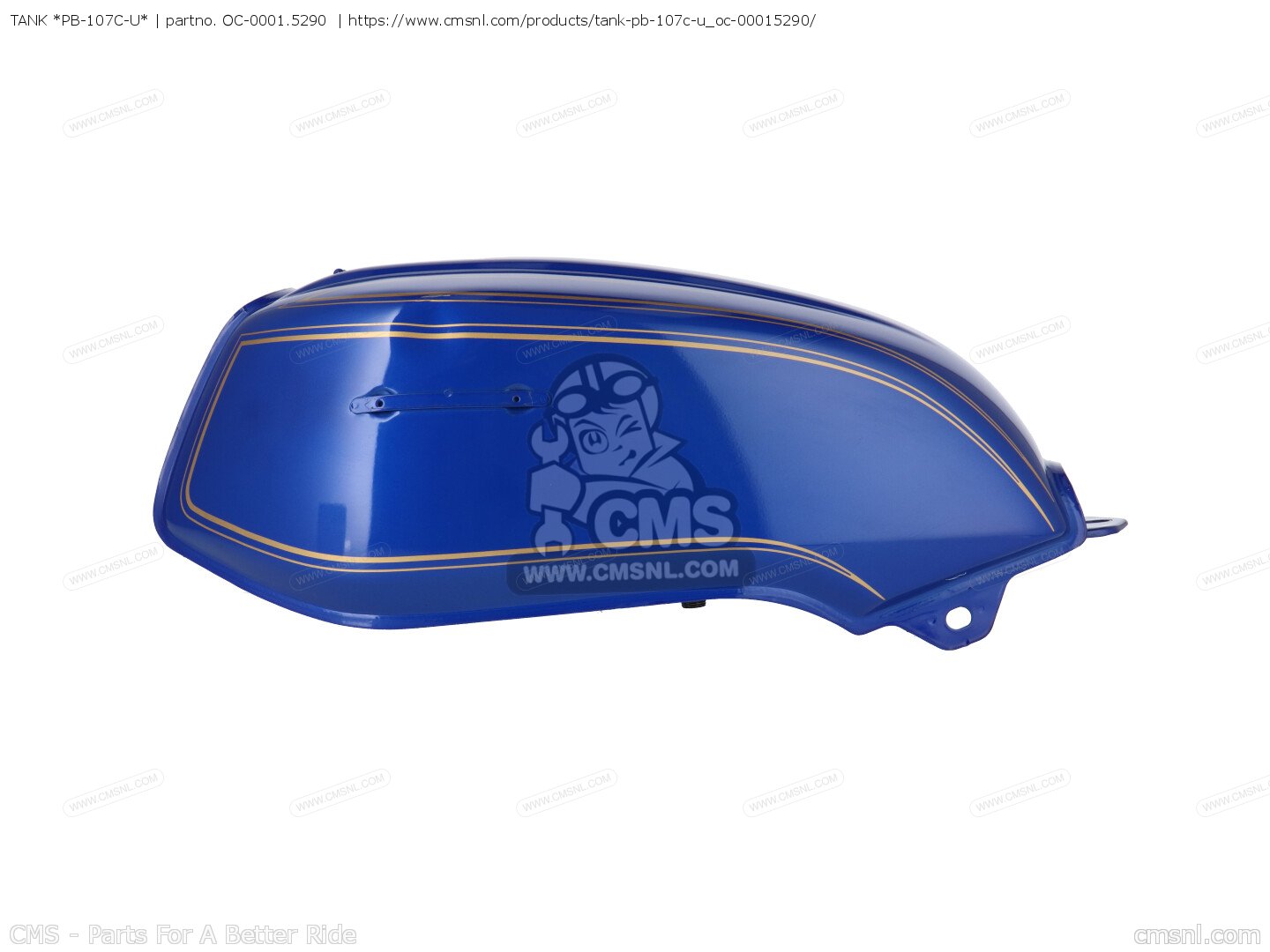OC-0001.5290: Tank *pb-107c-u* Honda , an alternative for 17540-425 ...