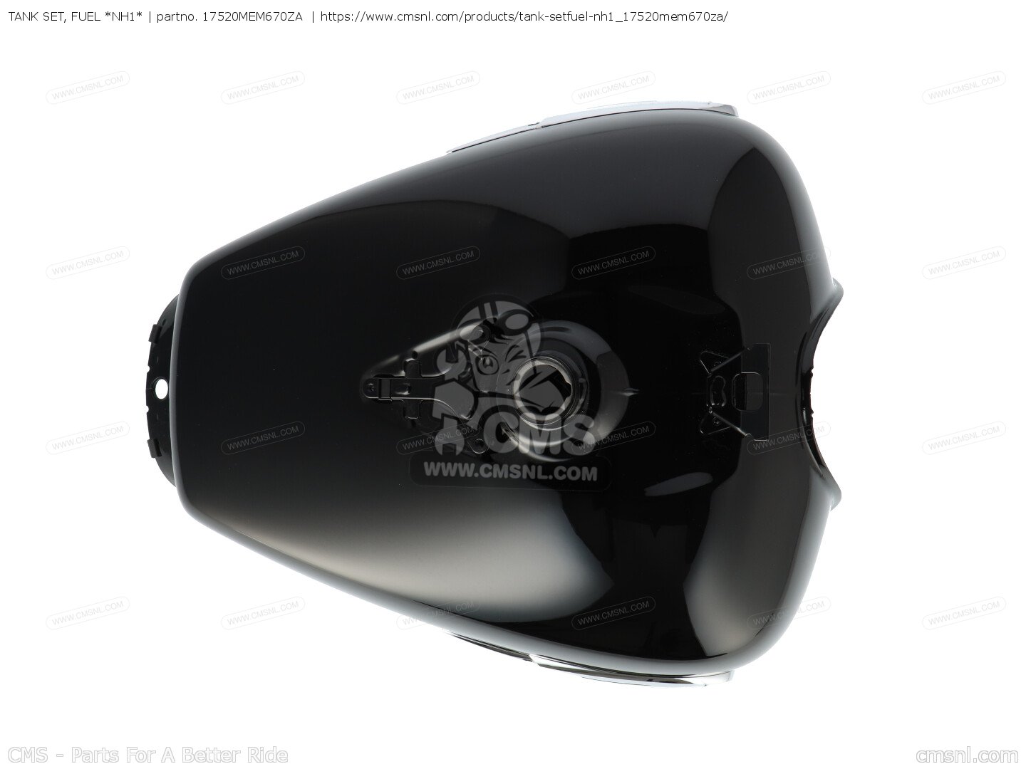 17520MEM670ZA: Tank Set, Fuel *nh1* Honda - buy the 17520-MEM-670ZA at ...