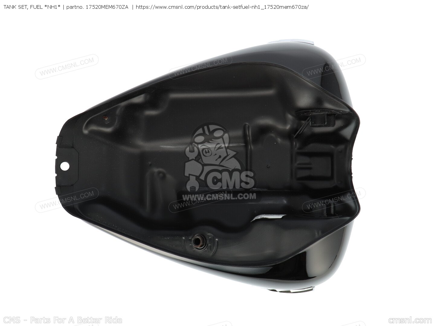 17520MEM670ZA: Tank Set, Fuel *nh1* Honda - buy the 17520-MEM-670ZA at ...