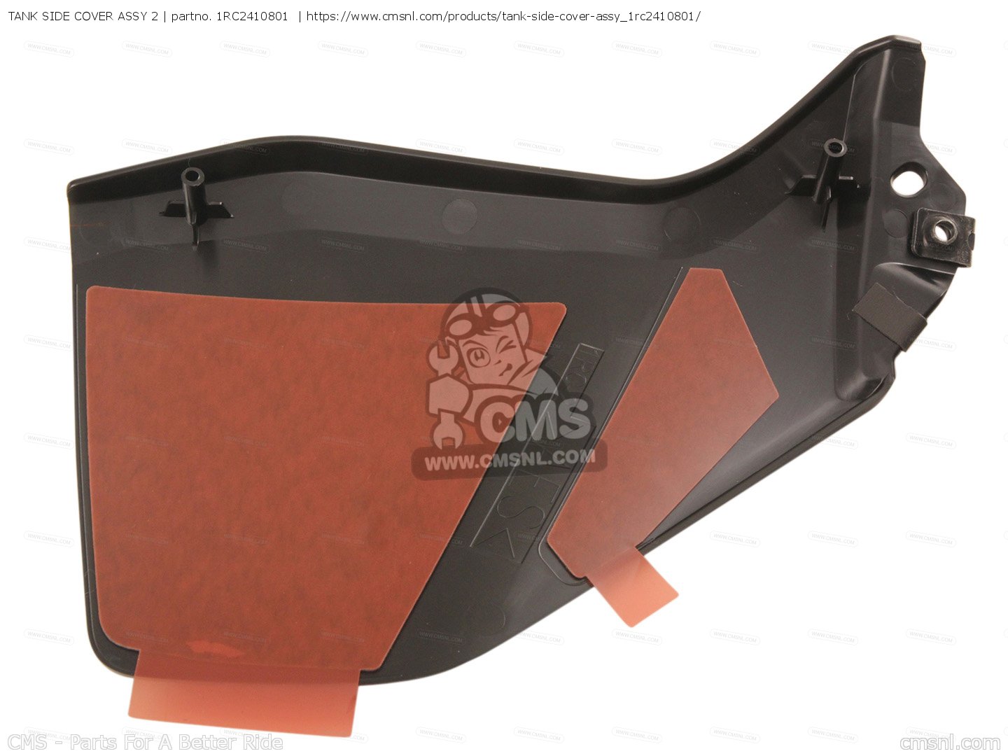 TANK SIDE COVER ASSY 2 for MTN850-A MT-09 ABS 2018 BS29 EUROPE 1TBS2 ...