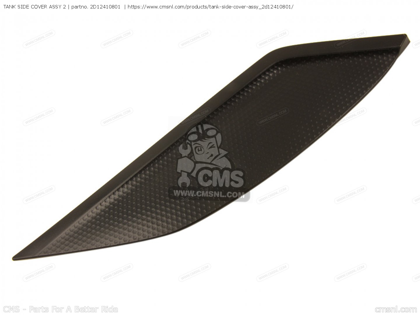 2D12410801: TANK SIDE COVER ASSY 2 Yamaha - buy the 2D1-24108-01-00 at ...