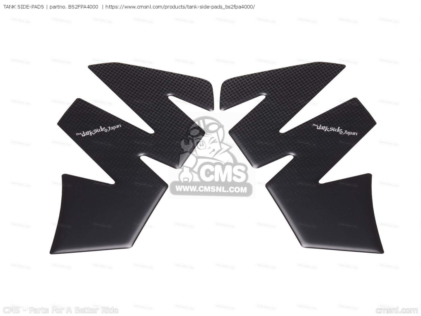 BS2FPA4000: TANK SIDE-PADS Yamaha - buy the BS2-FPA40-00-00 at CMSNL