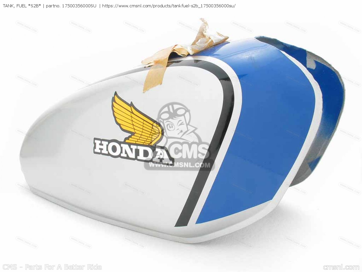 TANK, FUEL *S2B* for XL350 K0 1974 USA - order at CMSNL