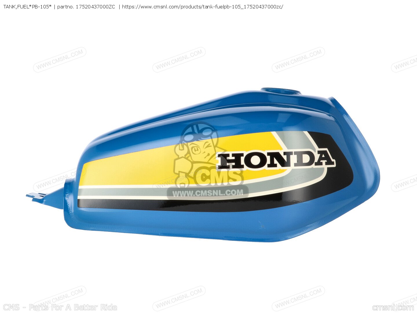 17520437000ZC: Tank,fuel*pb-105* Honda - buy the 17520-437-000ZC at CMSNL