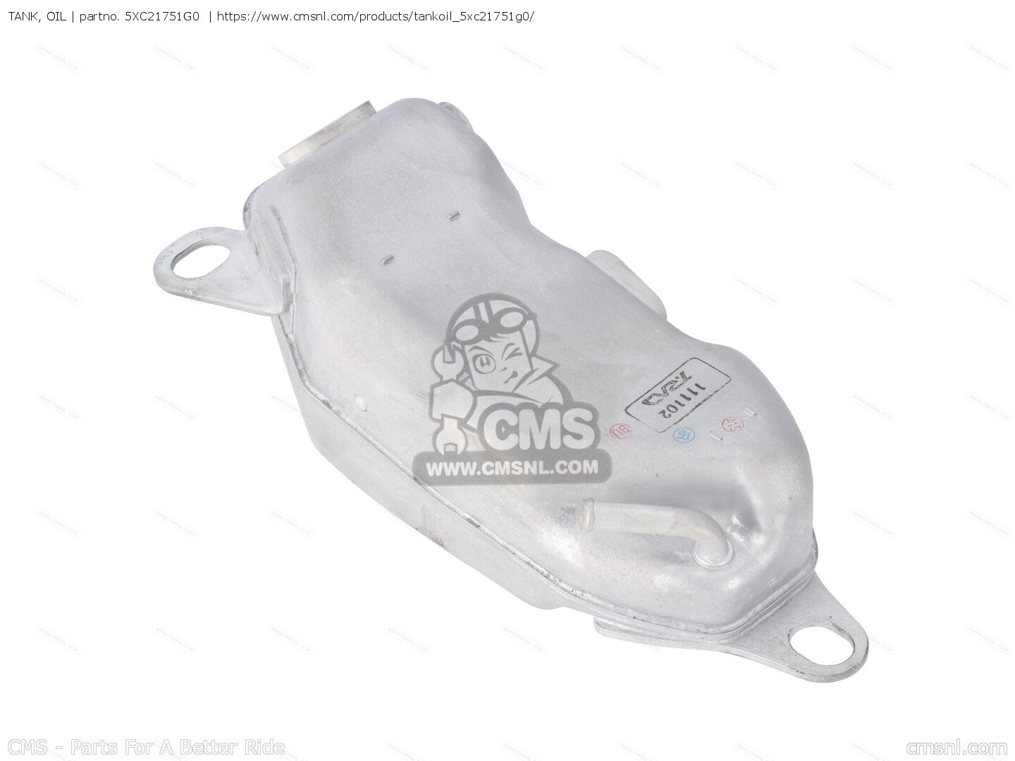 5XC21751G0: Tank, Oil Yamaha - buy the 5XC-21751-G0 at CMSNL