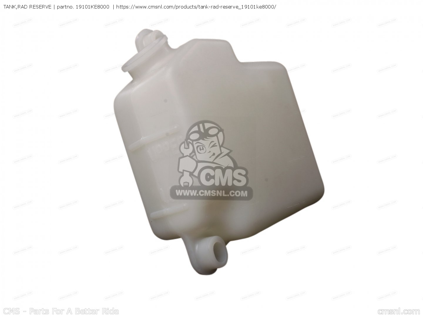 19101KE8000: TANK,RAD RESERVE Honda - buy the 19101-KE8-000 at CMSNL