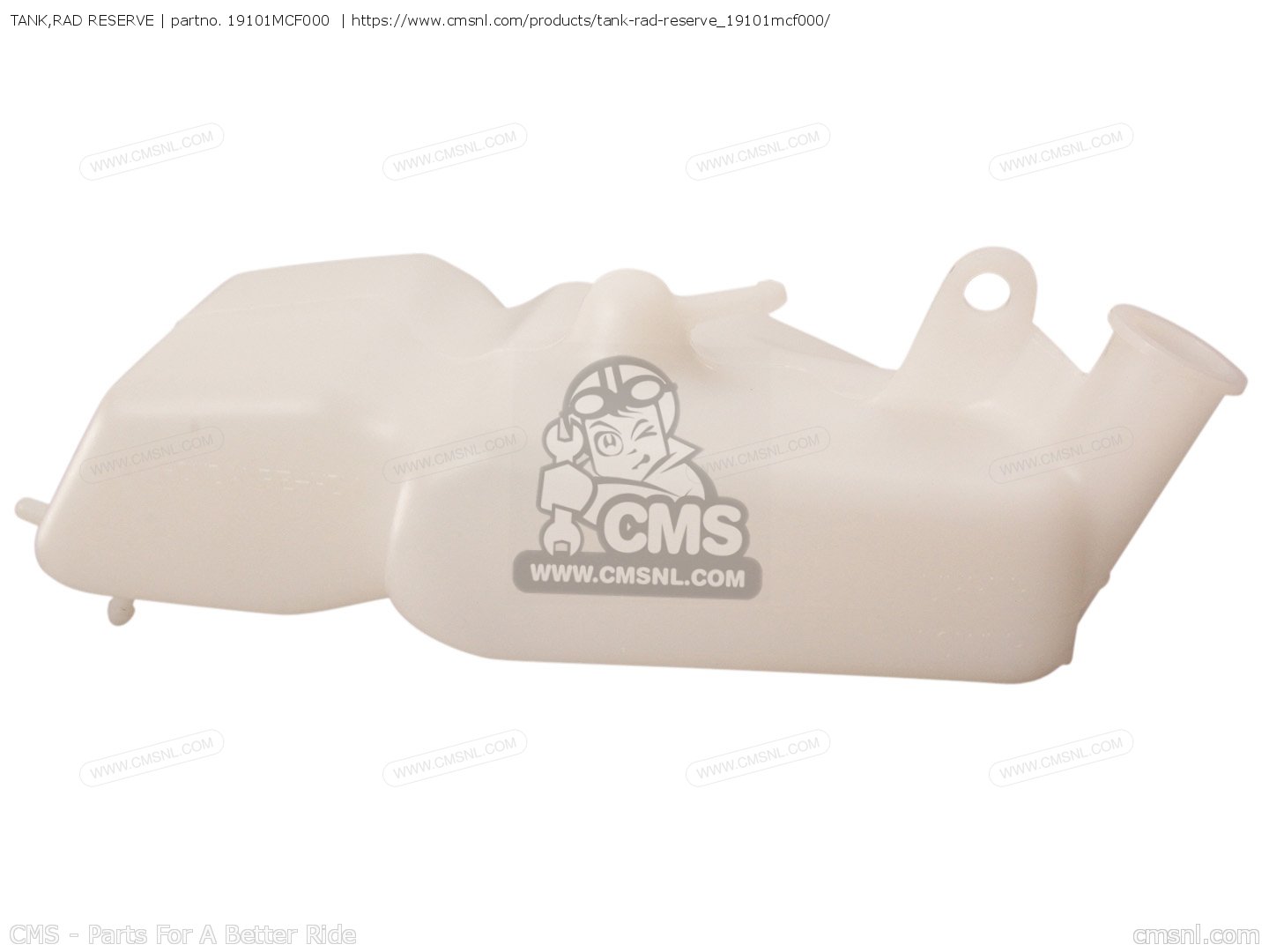 19101MCF000: TANK,RAD RESERVE Honda - buy the 19101-MCF-000 at CMSNL