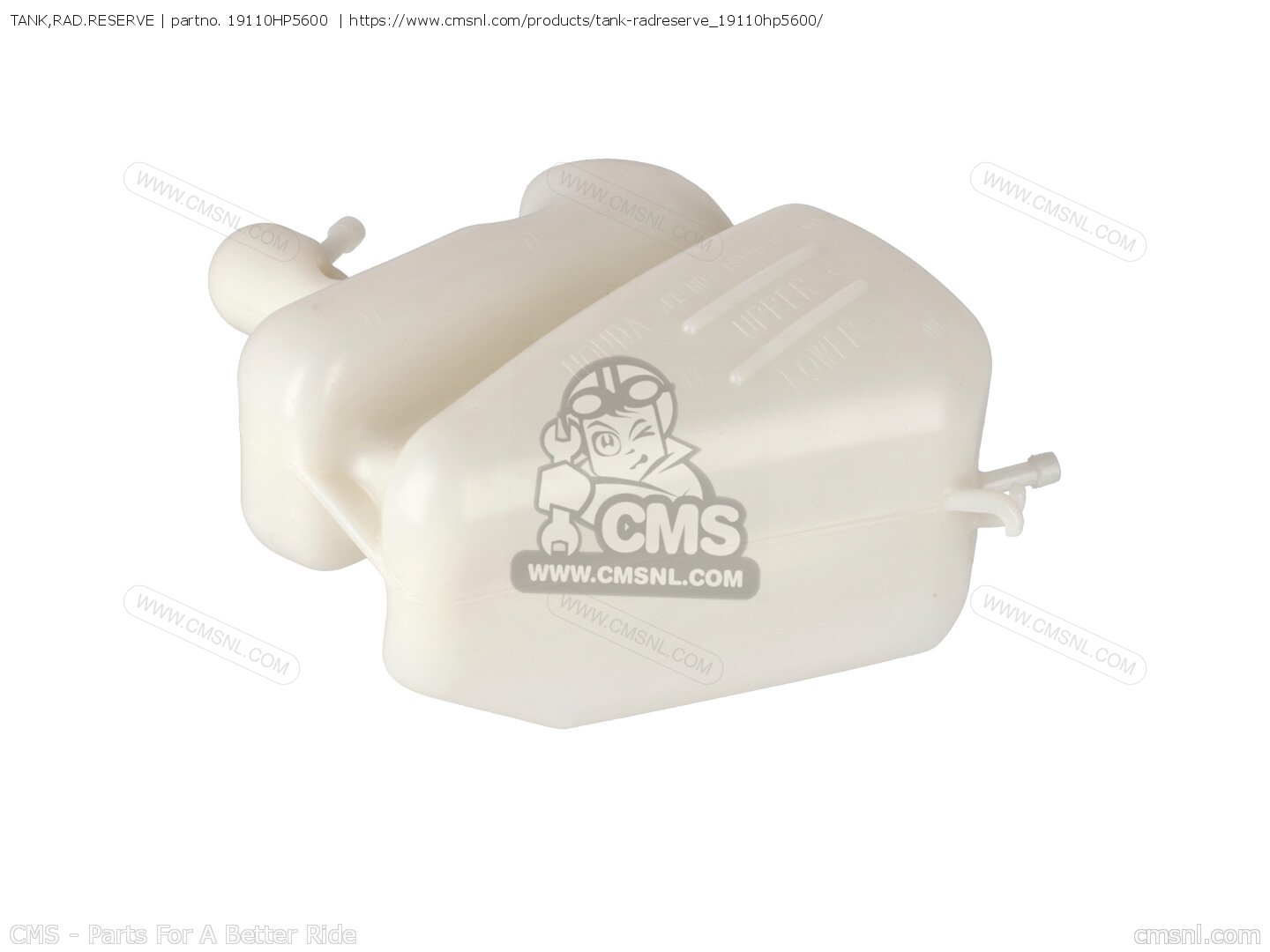 19110HP5600: TANK,RAD.RESERVE Honda - buy the 19110-HP5-600 at CMSNL