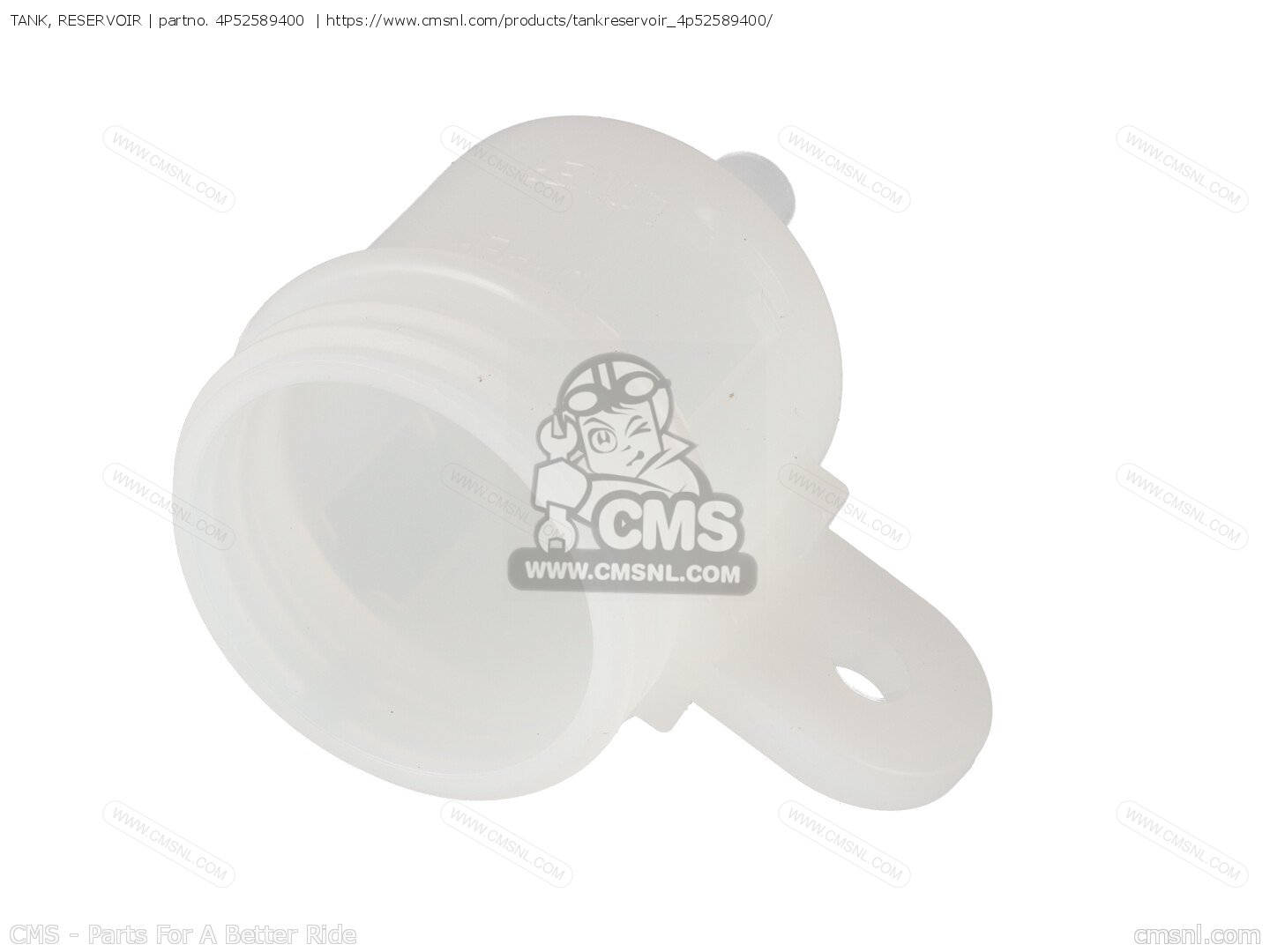 4P52589400: Tank, Reservoir Yamaha - buy the 4P5-25894-00-00 at CMSNL