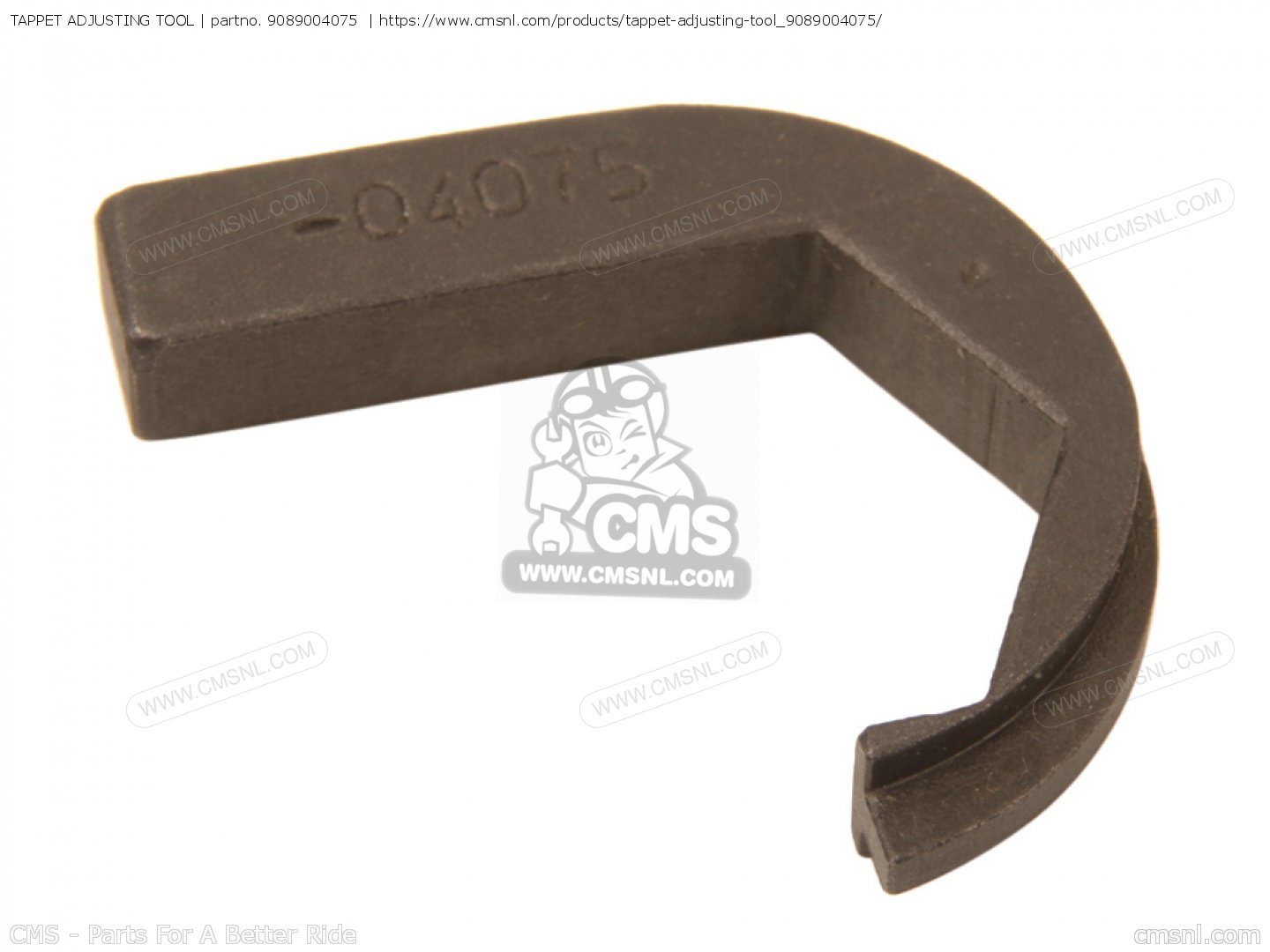 9089004075: TAPPET ADJUSTING TOOL Yamaha - buy the 90890-04075-00 at CMSNL
