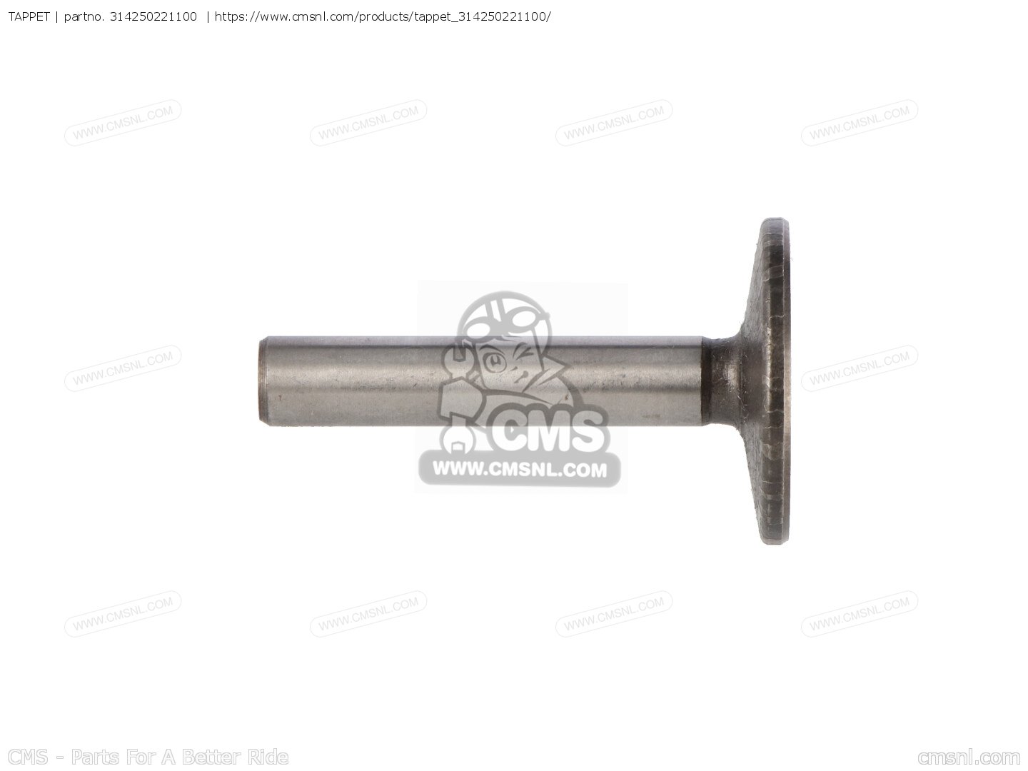 314250221100: Tappet Kawasaki - buy the 314250221100 at CMSNL