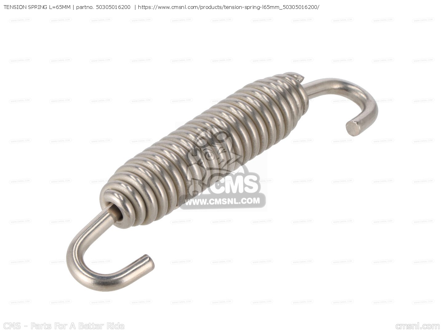 50305016200: TENSION SPRING L=65MM KTM - buy the 50305016200 at CMSNL
