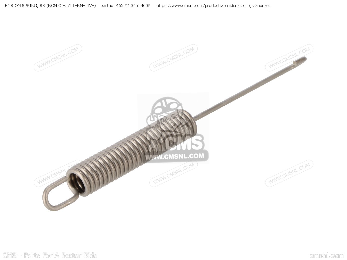 4652123451400P: Tension Spring, Ss (non O.e. Alternative) Alternative ...