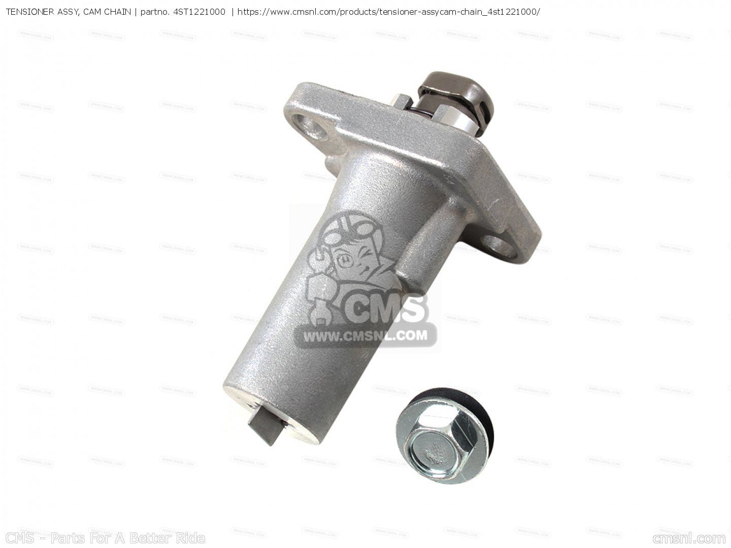 4ST1221000: TENSIONER ASSY, CAM CHAIN Yamaha - buy the 4ST-12210-00-00 ...
