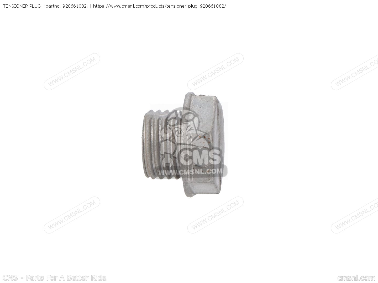 920661082: TENSIONER PLUG Kawasaki - buy the 92066-1082 at CMSNL