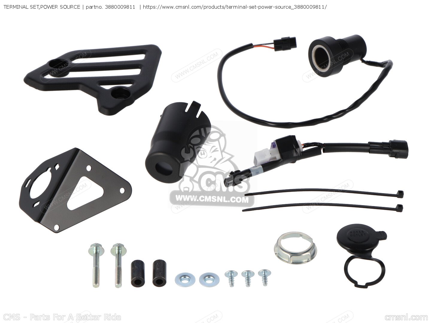 3880009811: TERMINAL SET,POWER SOURCE Suzuki - buy the 38800-09811 at CMSNL