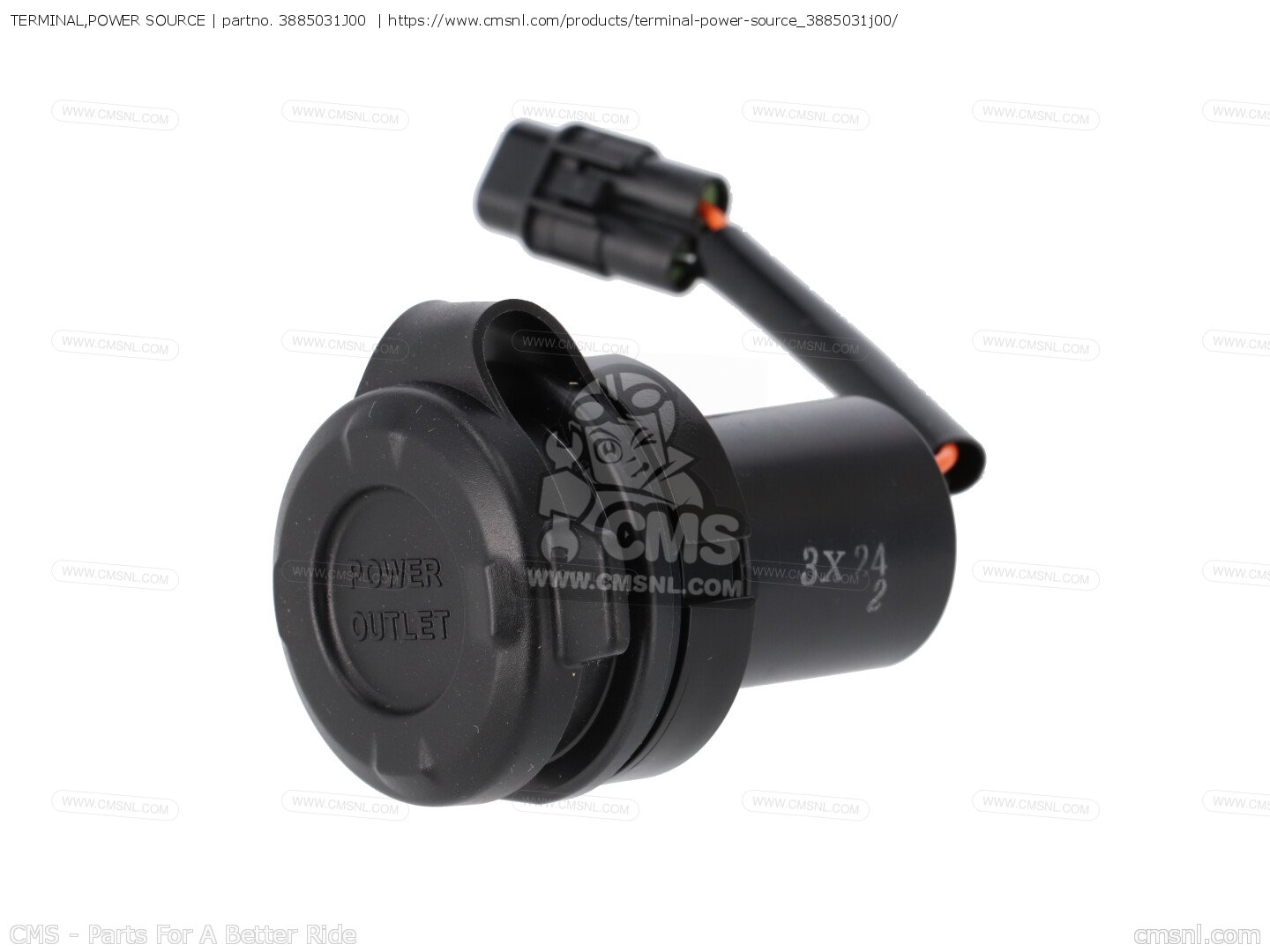 3885031J00: TERMINAL,POWER SOURCE Suzuki - buy the 38850-31J00 at CMSNL