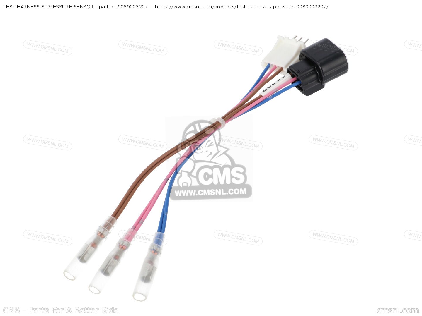 9089003207: Test Harness S-pressure Sensor Yamaha - buy the 90890-03207 ...