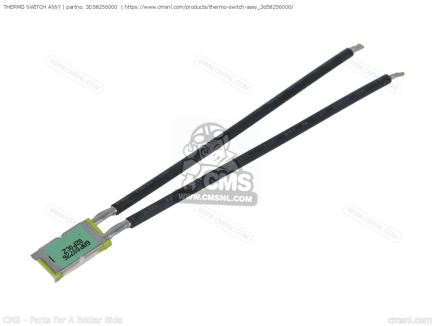 3D58256000: THERMO SWITCH ASSY Yamaha - buy the 3D5-82560-00-00 at CMSNL