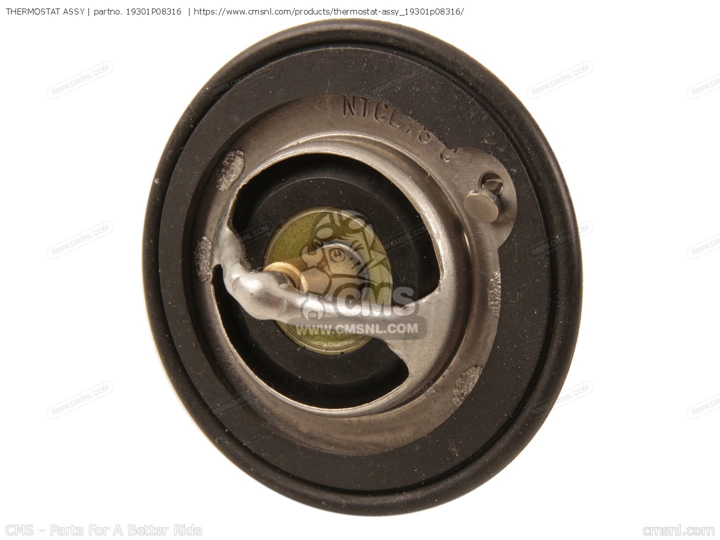 19301P08316: THERMOSTAT ASSY Honda - buy the 19301-P08-316 at CMSNL