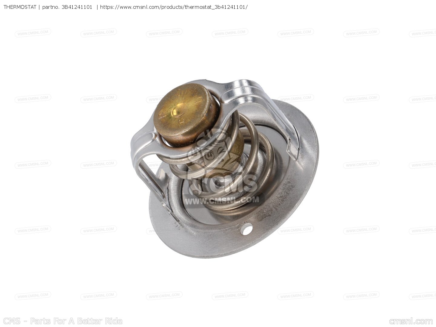 3B41241101: THERMOSTAT Yamaha - buy the 3B4-12411-01-00 at CMSNL