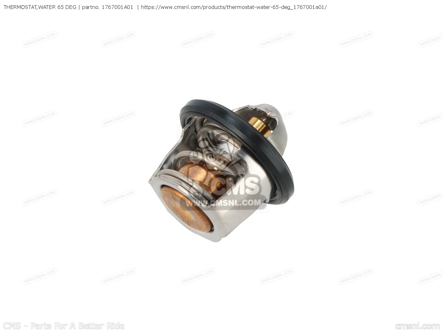 1767001A01: Thermostat,water 65 Deg Suzuki - buy the 17670-01A01 at CMSNL
