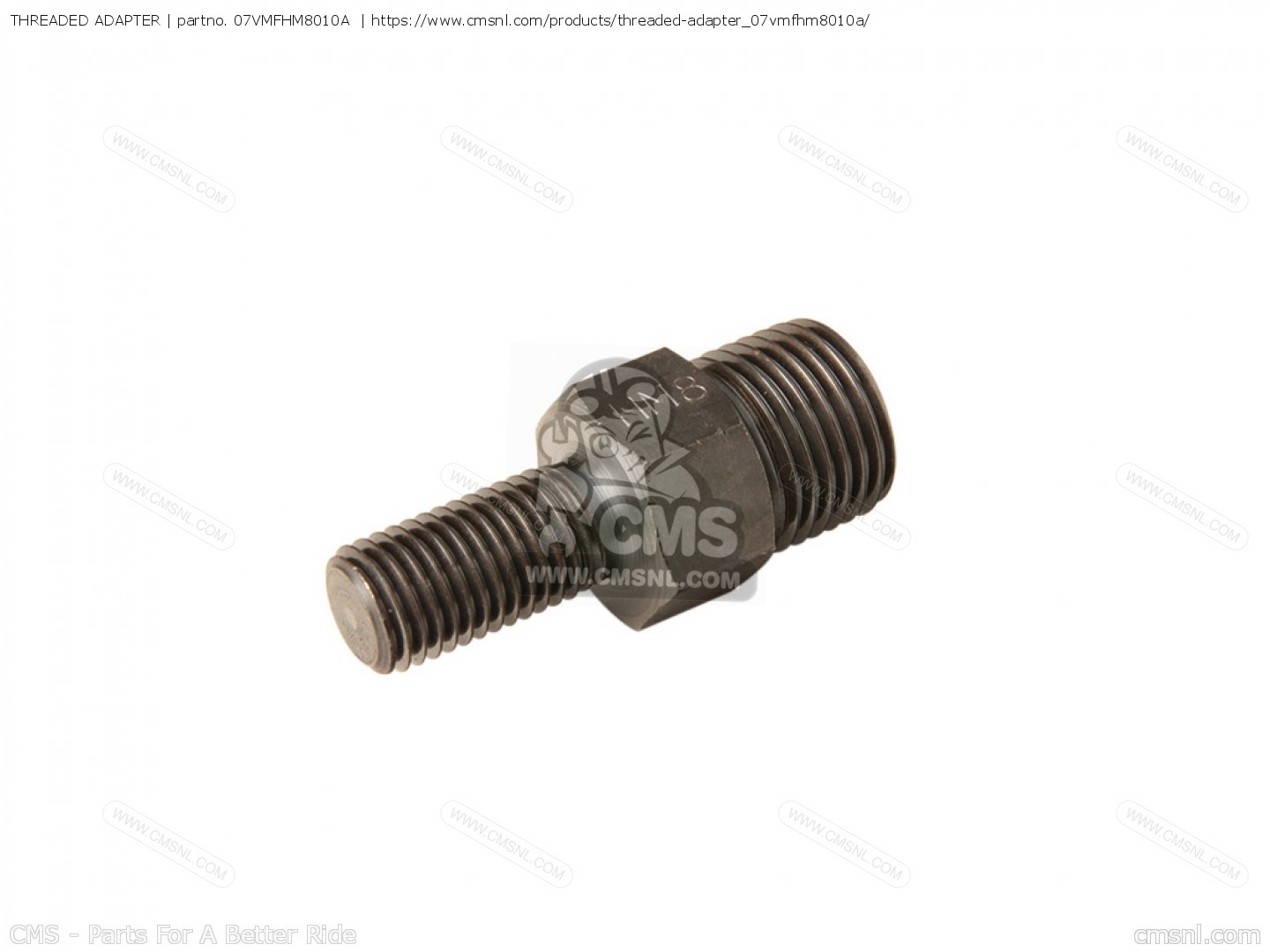 07VMFHM8010A: Threaded Adapter Honda - buy the 07VMF-HM8-010A at CMSNL