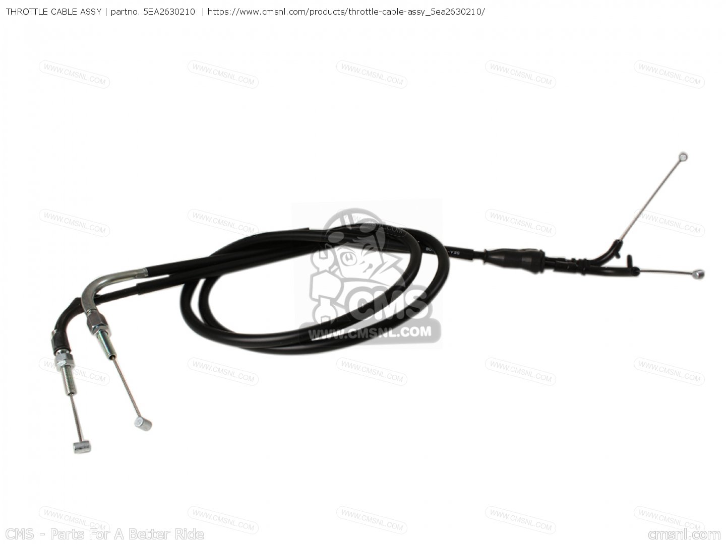 THROTTLE CABLE ASSY for Yamaha - order at CMSNL