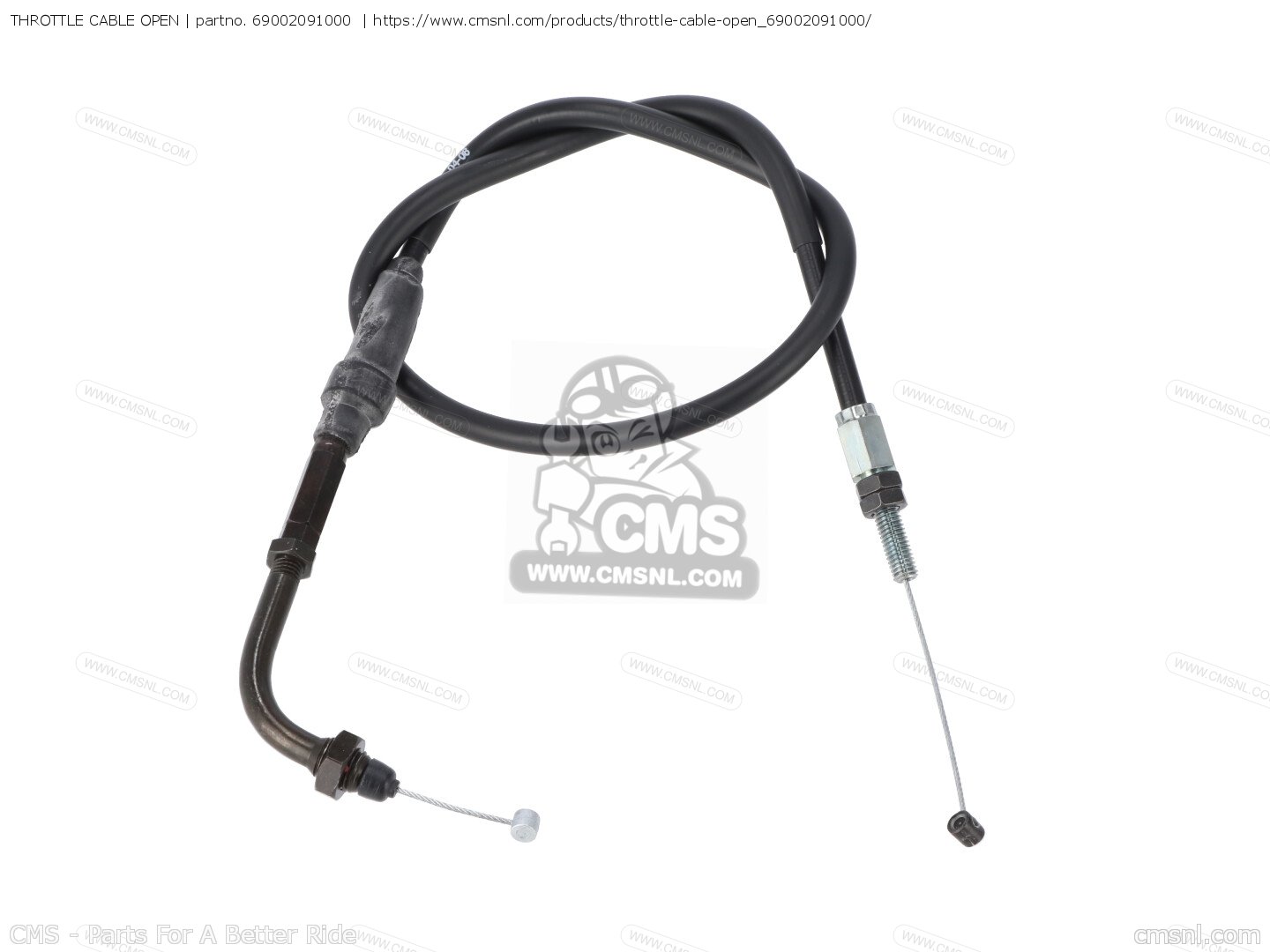 69002091000: THROTTLE CABLE OPEN KTM - buy the 69002091000 at CMSNL