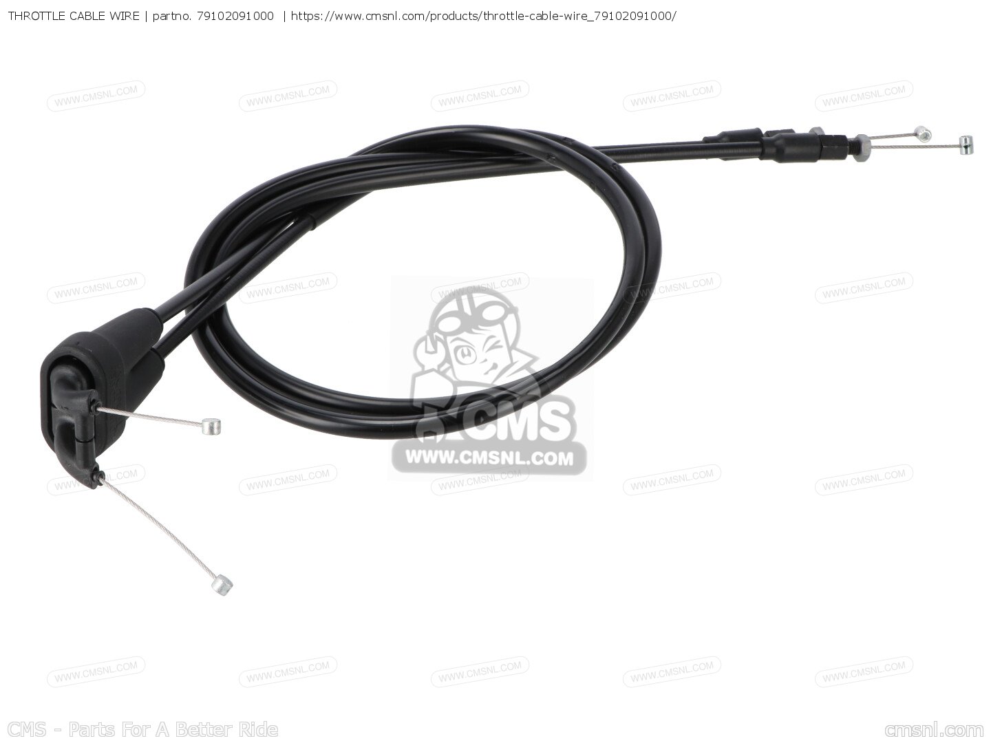 79102091000: THROTTLE CABLE WIRE KTM - buy the 79102091000 at CMSNL