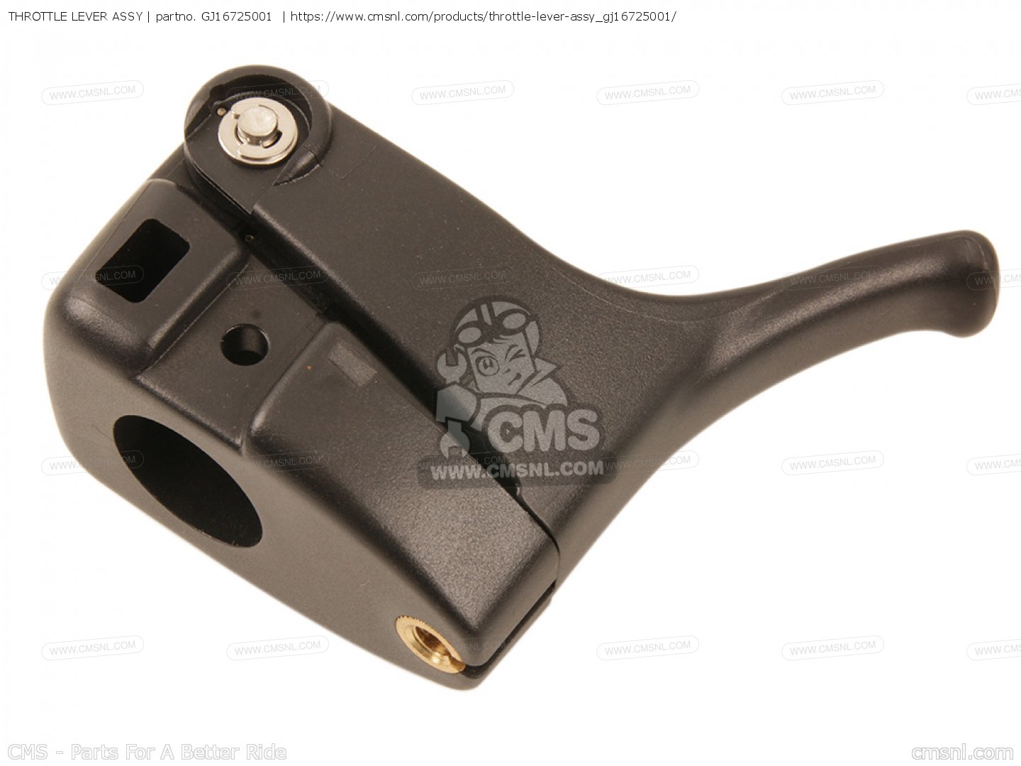 GJ16725001: THROTTLE LEVER ASSY Yamaha - buy the GJ1-67250-01-00 at CMSNL