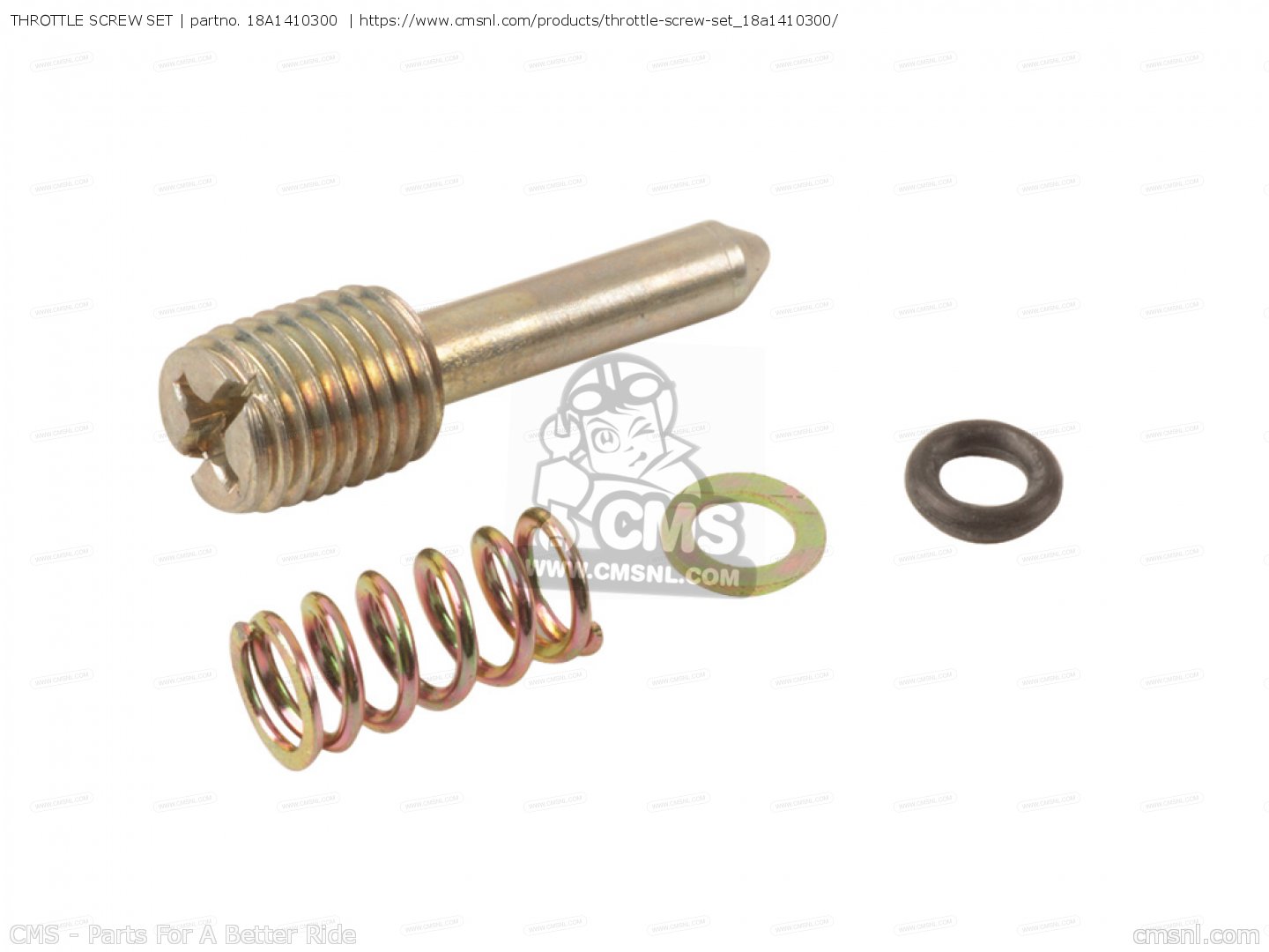 18A1410300: THROTTLE SCREW SET Yamaha - buy the 18A-14103-00-00 at CMSNL