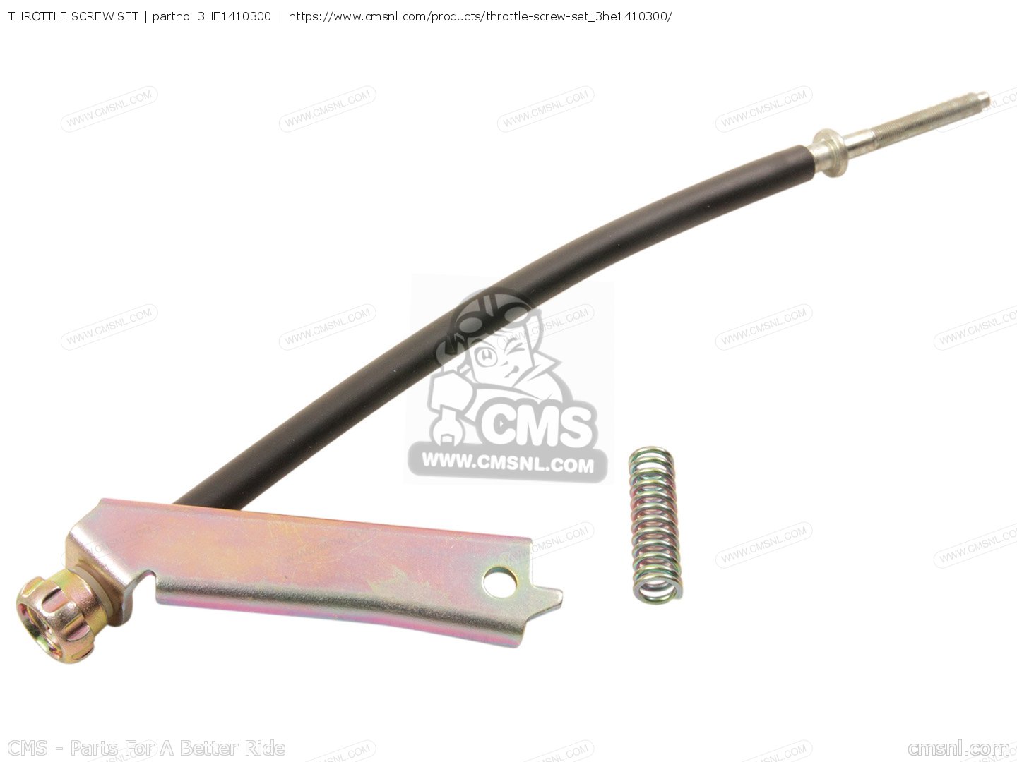 3HE1410300: THROTTLE SCREW SET Yamaha - buy the 3HE-14103-00-00 at CMSNL