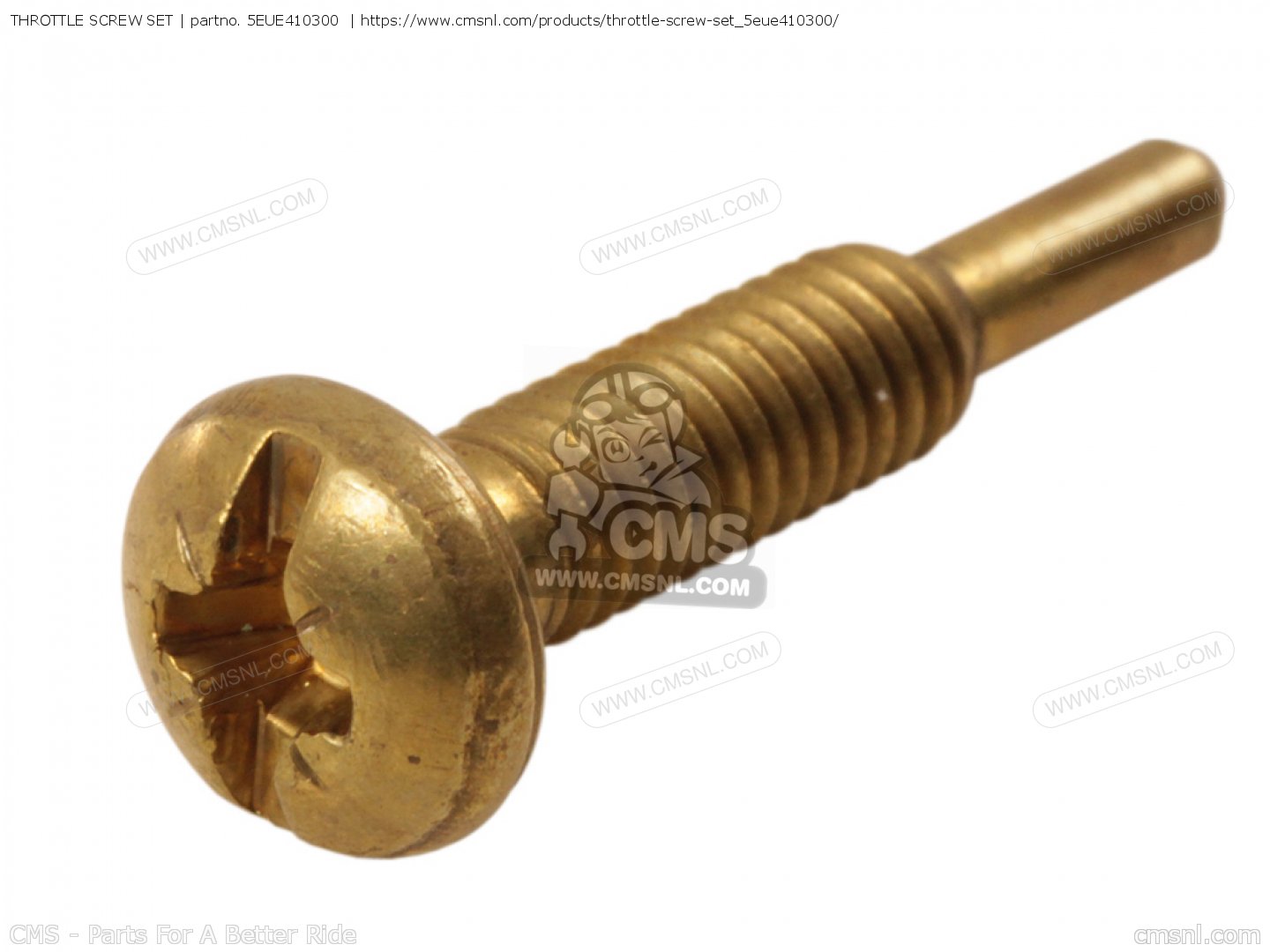 5EUE410300: THROTTLE SCREW SET Yamaha - buy the 5EU-E4103-00-00 at CMSNL