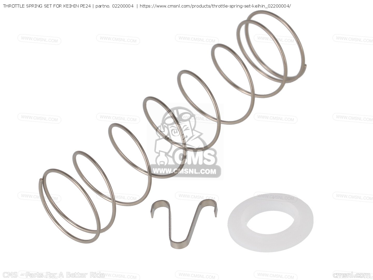 02200004: THROTTLE SPRING SET FOR KEIHIN PE24 Takegawa - buy the 022-00 ...