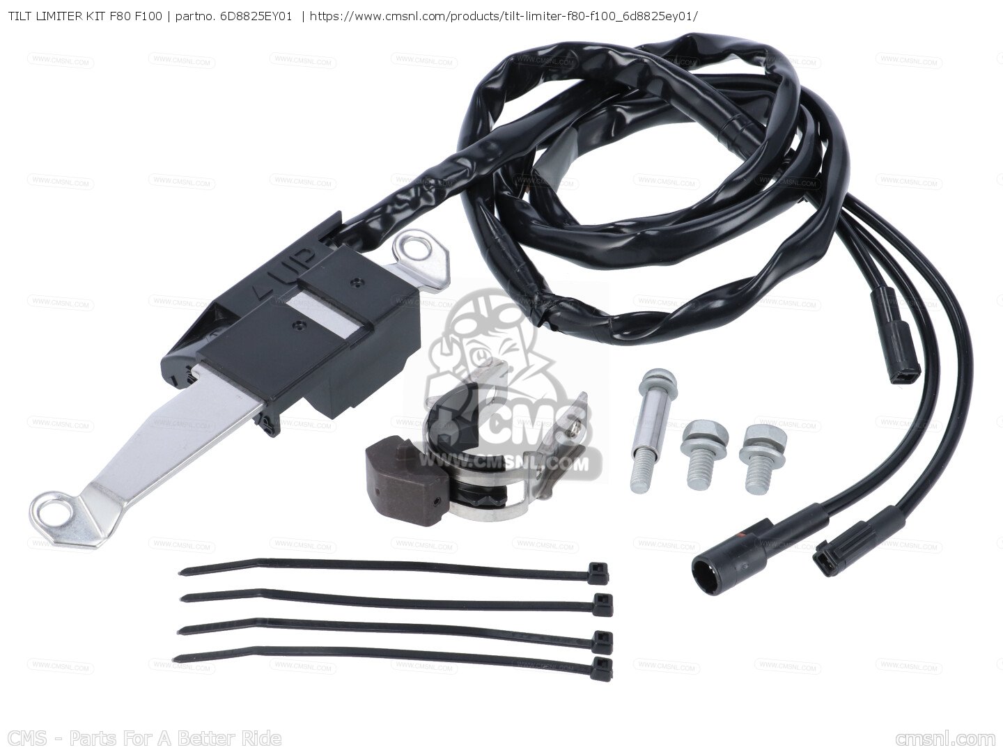 6D8825EY01: TILT LIMITER KIT F80 F100 Yamaha - buy the 6D8-825EY-01-00 ...