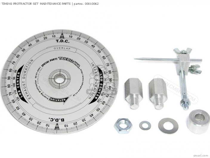 00010062: TIMING PROTRACTOR SET MAINTENANCE PARTS Takegawa - buy the 00 ...