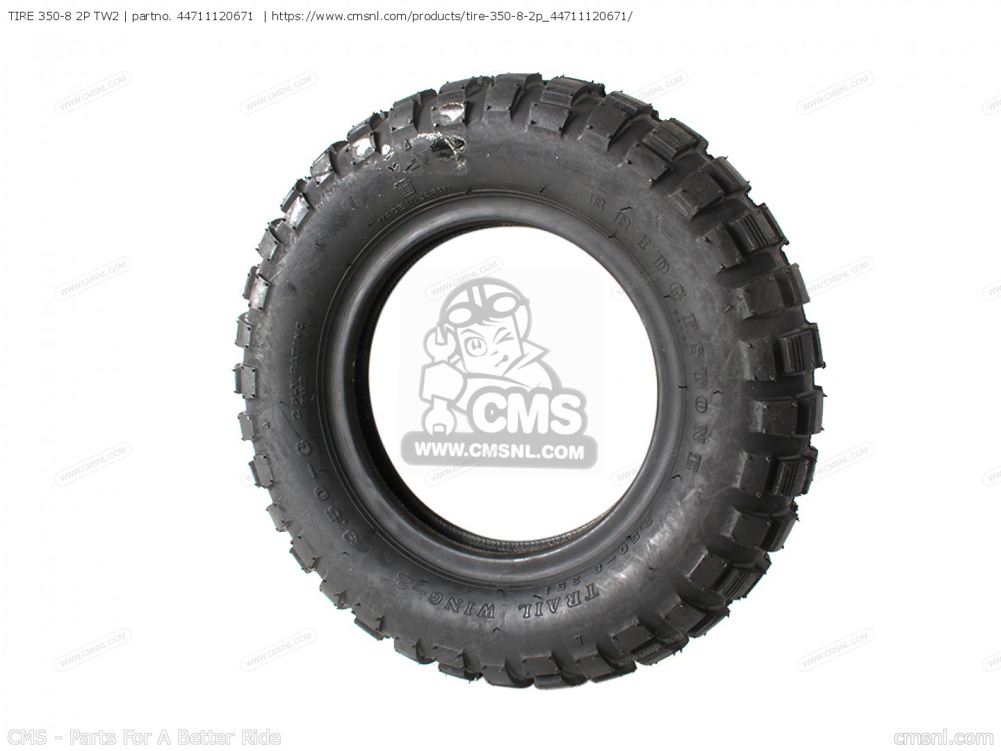 TIRE 350-8 2P TW2 for Honda - order at CMSNL