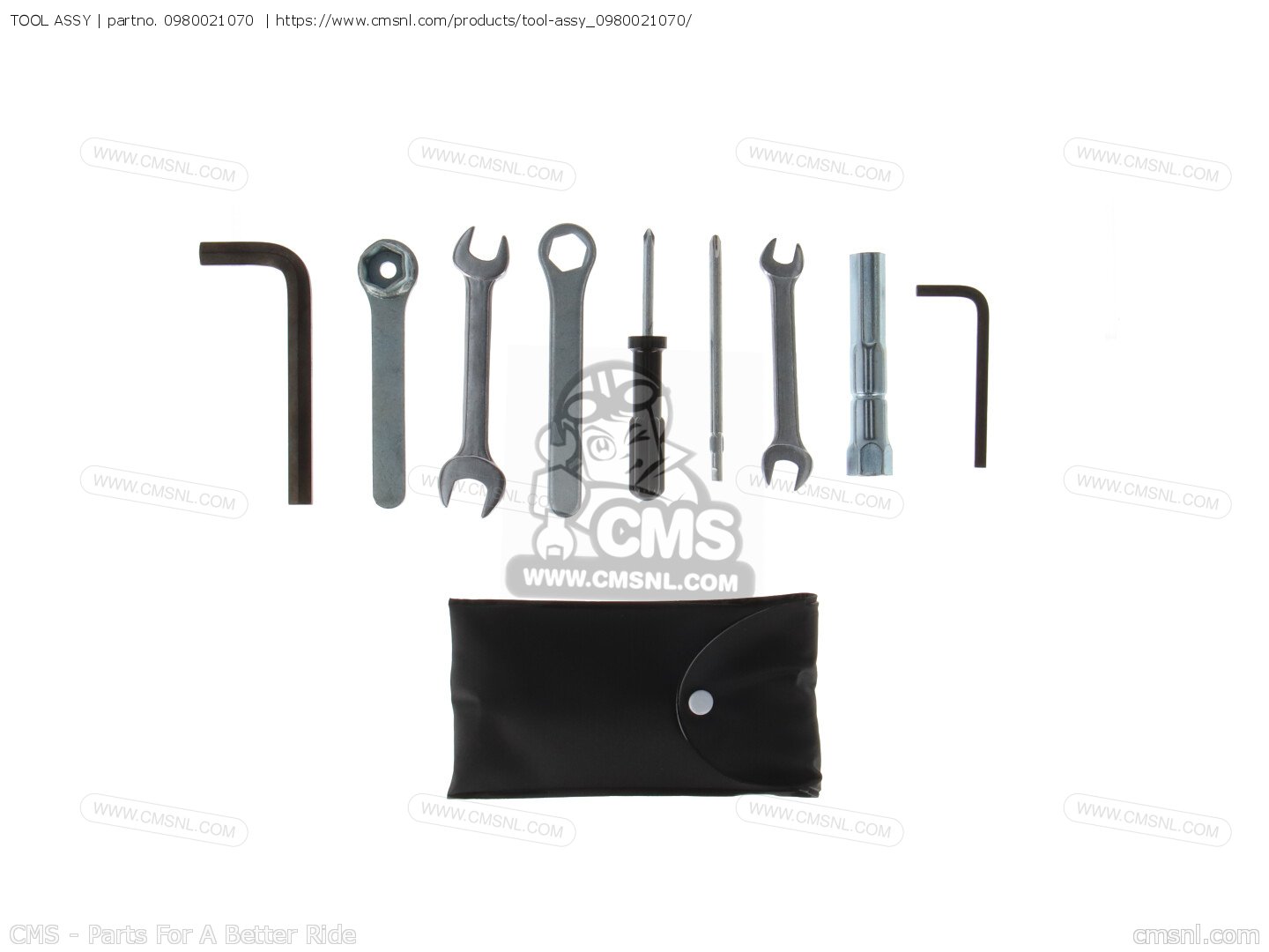 0980021070: TOOL ASSY Suzuki - buy the 09800-21070 at CMSNL