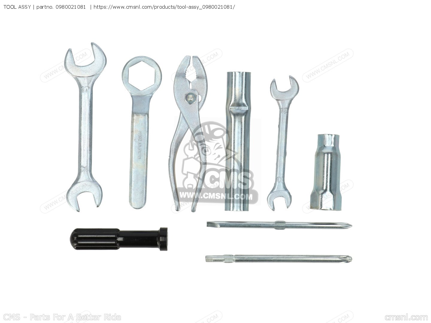 0980021081: TOOL ASSY Suzuki - buy the 09800-21081 at CMSNL