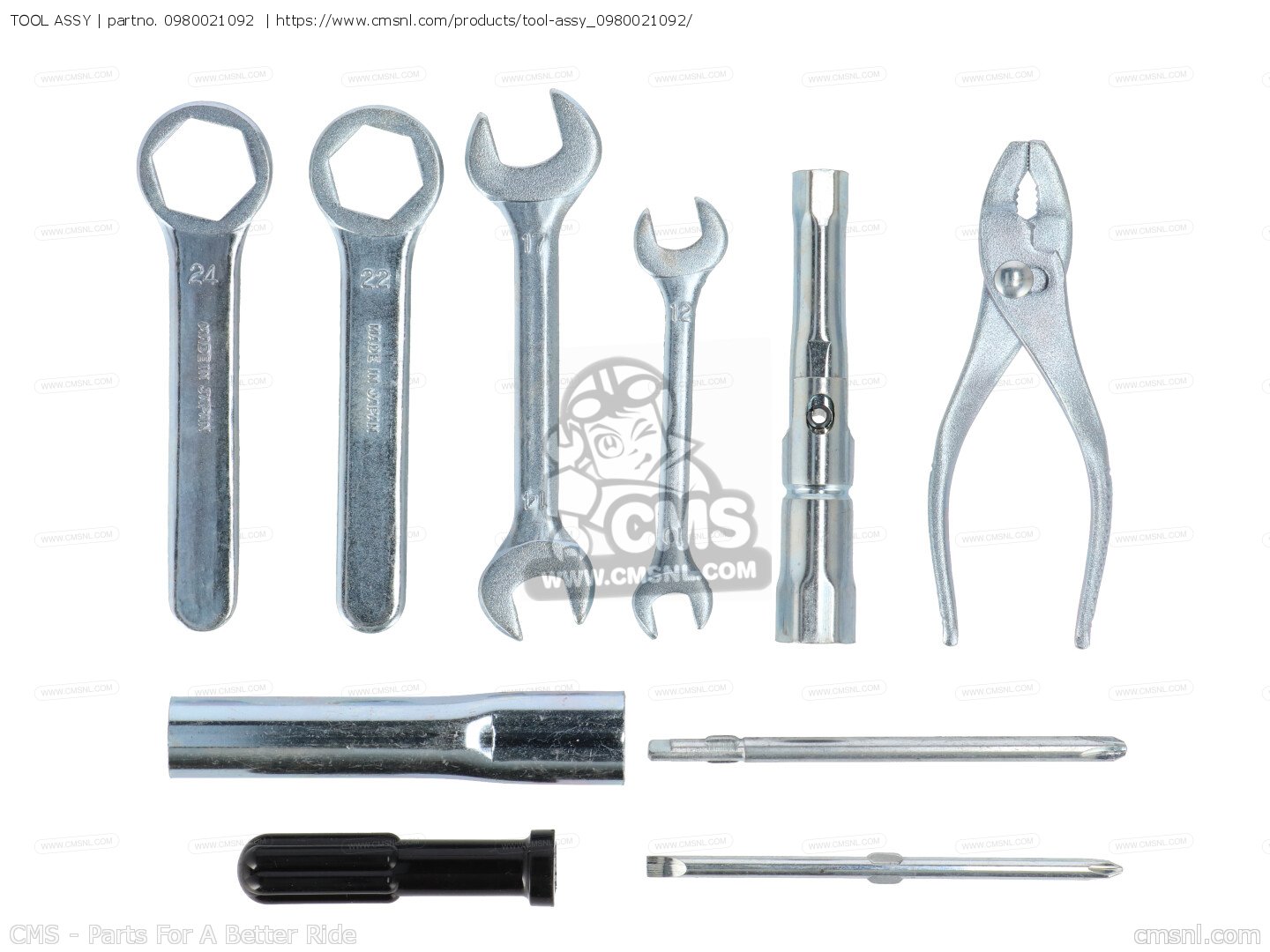 0980021092: TOOL ASSY Suzuki - buy the 09800-21092 at CMSNL